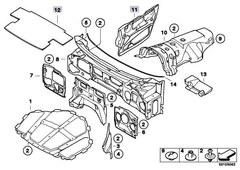 Original Parts for E70 X5 4.8i N62N SAV / Vehicle Trim/ Sound ...