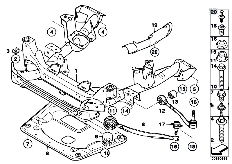 Bmw E83 Parts Diagram Bmw X3 E83 2007 Blueprint