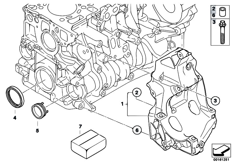 Original Parts for E91 320d N47 Touring / Engine/ Engine Block Mounting ...